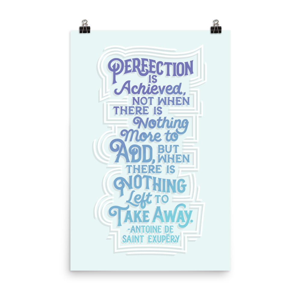 Perfection Glossy Poster – Pollia Design